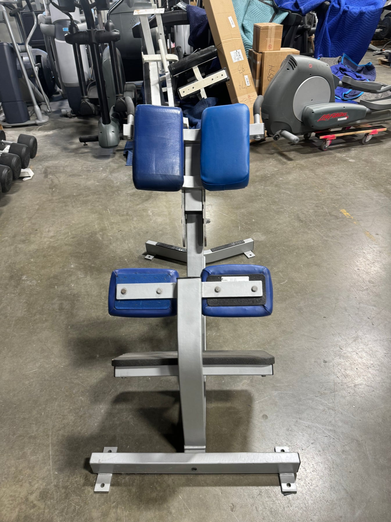 Hammer Strength 45 Degree Hyperextension Back Extension Bench – Midwest ...